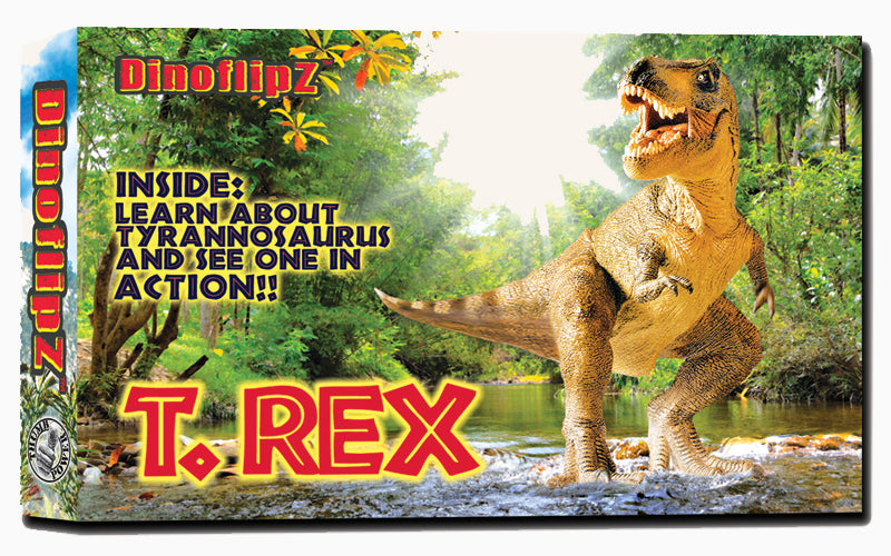 Tyrannosaurus Rex Educational Dinosaur Flipbook – Flipworkz Flipshop